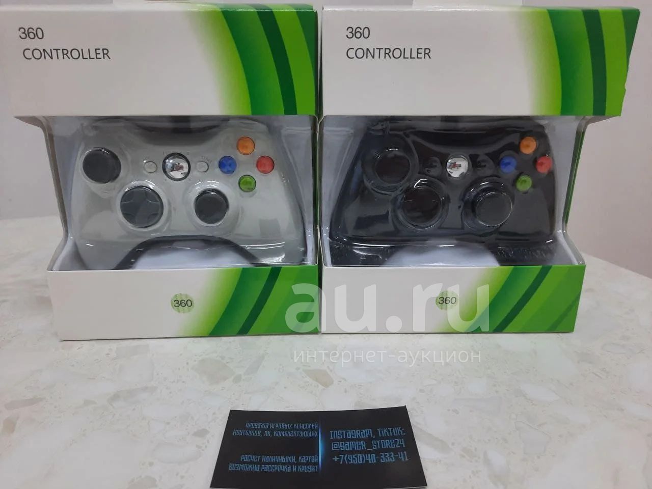 Xbox 360 Новый проводной геймпад джойстик Подключение к ПК и Xbox360 ...