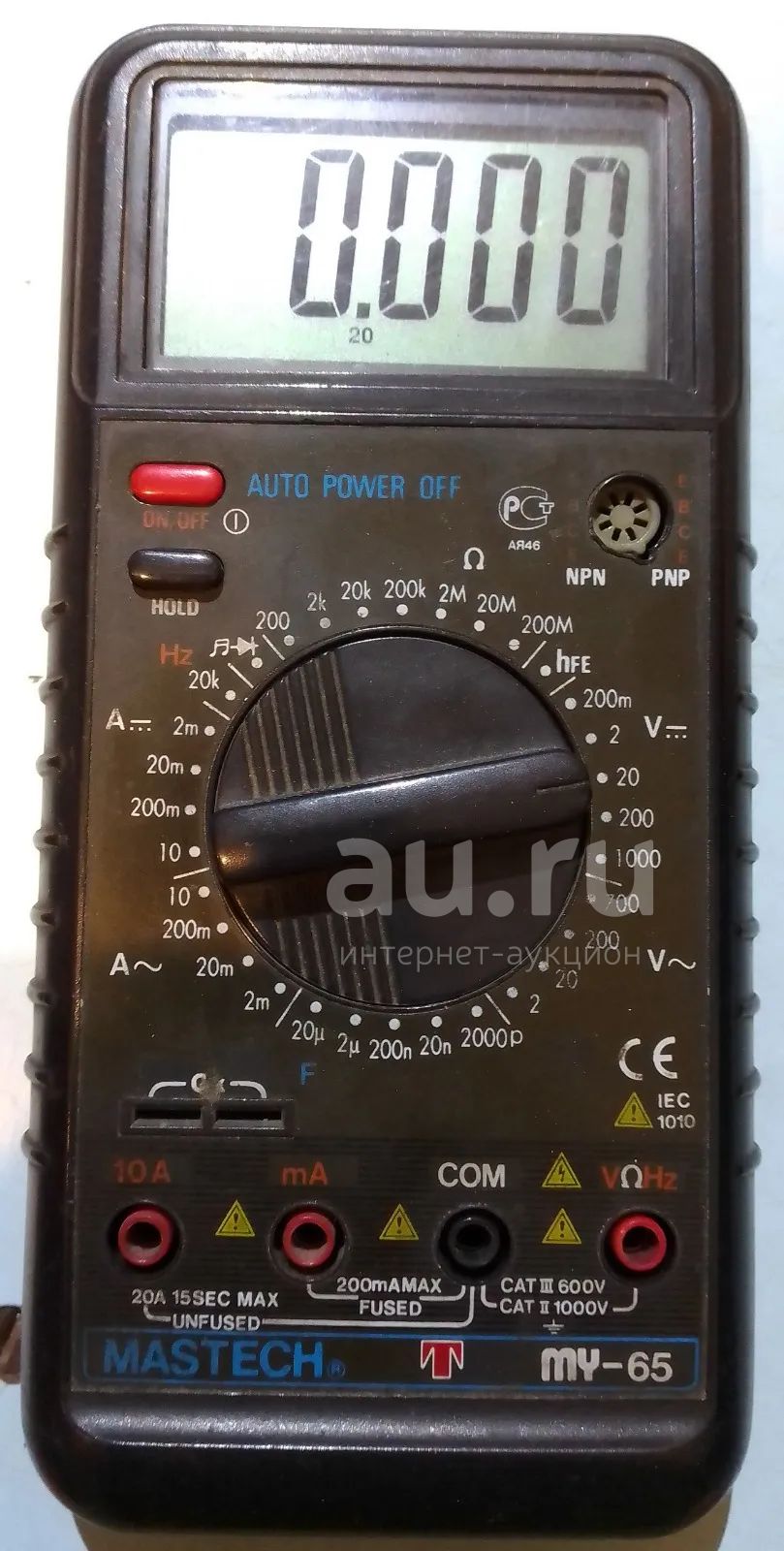 Мультиметр MY-65 Mastech — купить в Красноярске. Состояние: Б/у ...