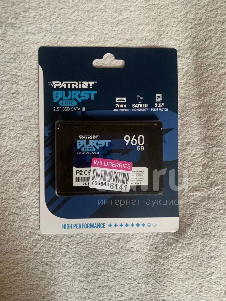 Новый! Ssd диск patriot 960gb (1) — купить в Красноярске. Состояние ...