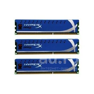 (263) Kingston HyperX DDR3 12Gb (3*4Gb) 1600MHz KHX1600C9D3K3/12GX ...