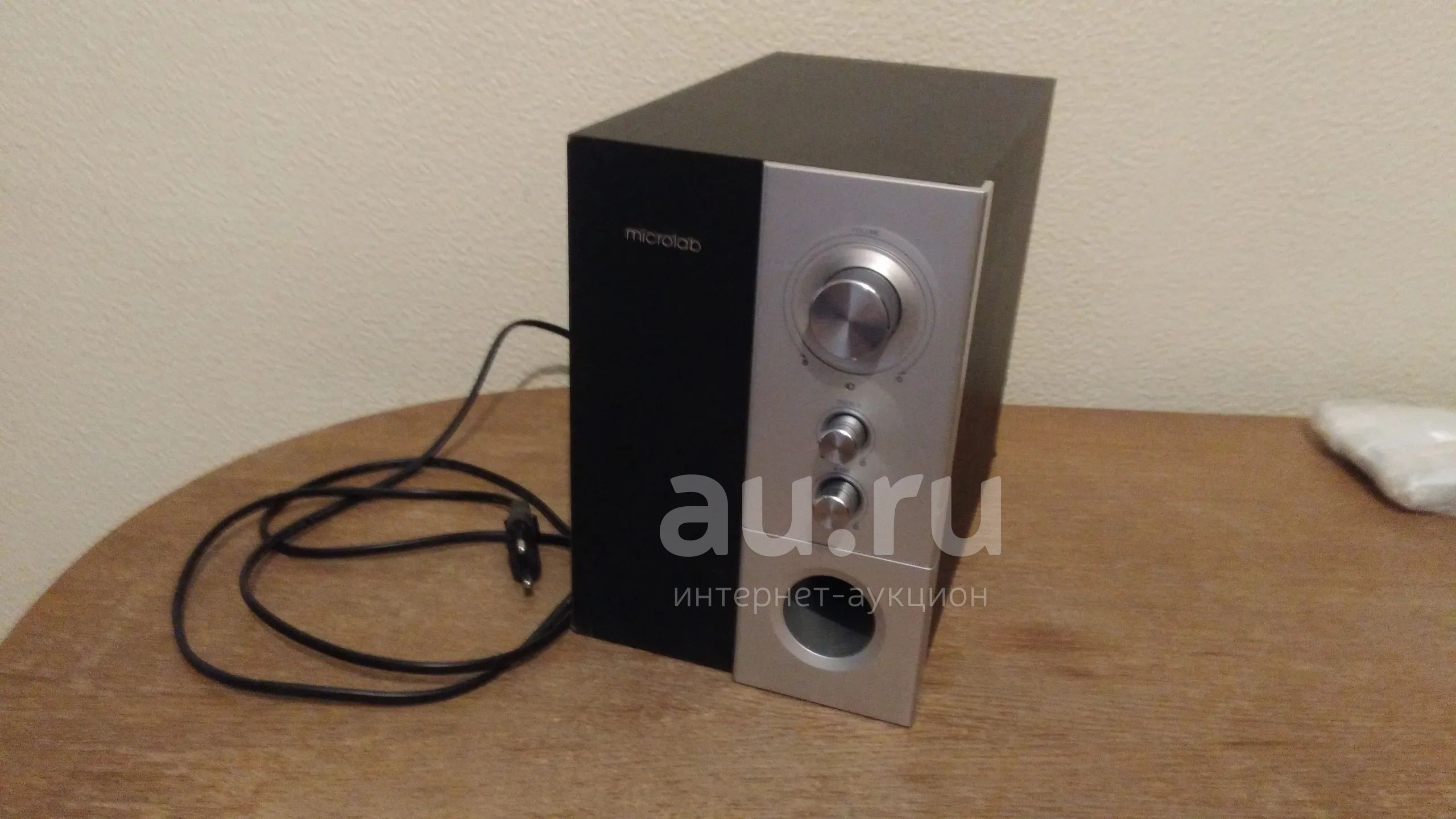 Microlab M-520 сабвуфер с усилителем, без сателлитов, читаем описание ...