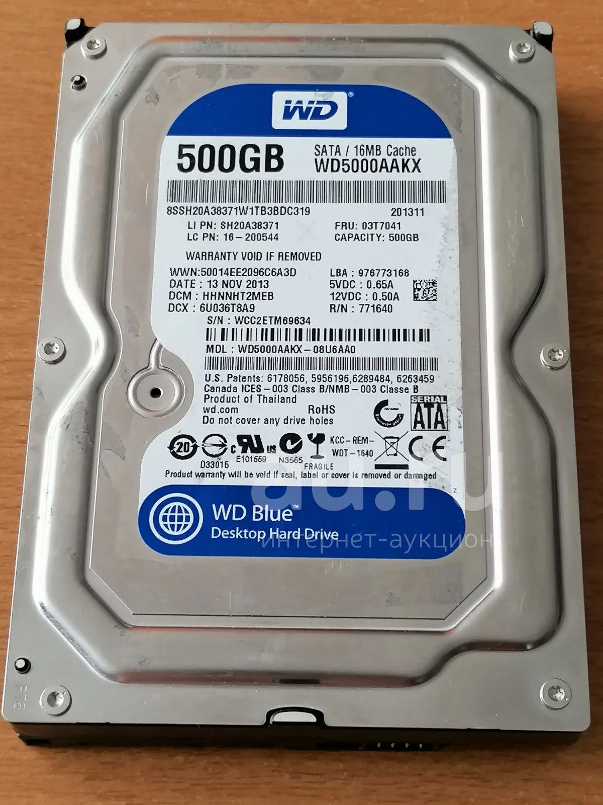 Жёсткий диск WD 500ГБ — купить в Красноярске. Состояние: Б/у. Жёсткие ...