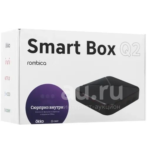 Медиаплеер Rombica SMART BOX Q2 {НОВЫЙ} 2160p 4K UHD, ARM Cortex A7 ...