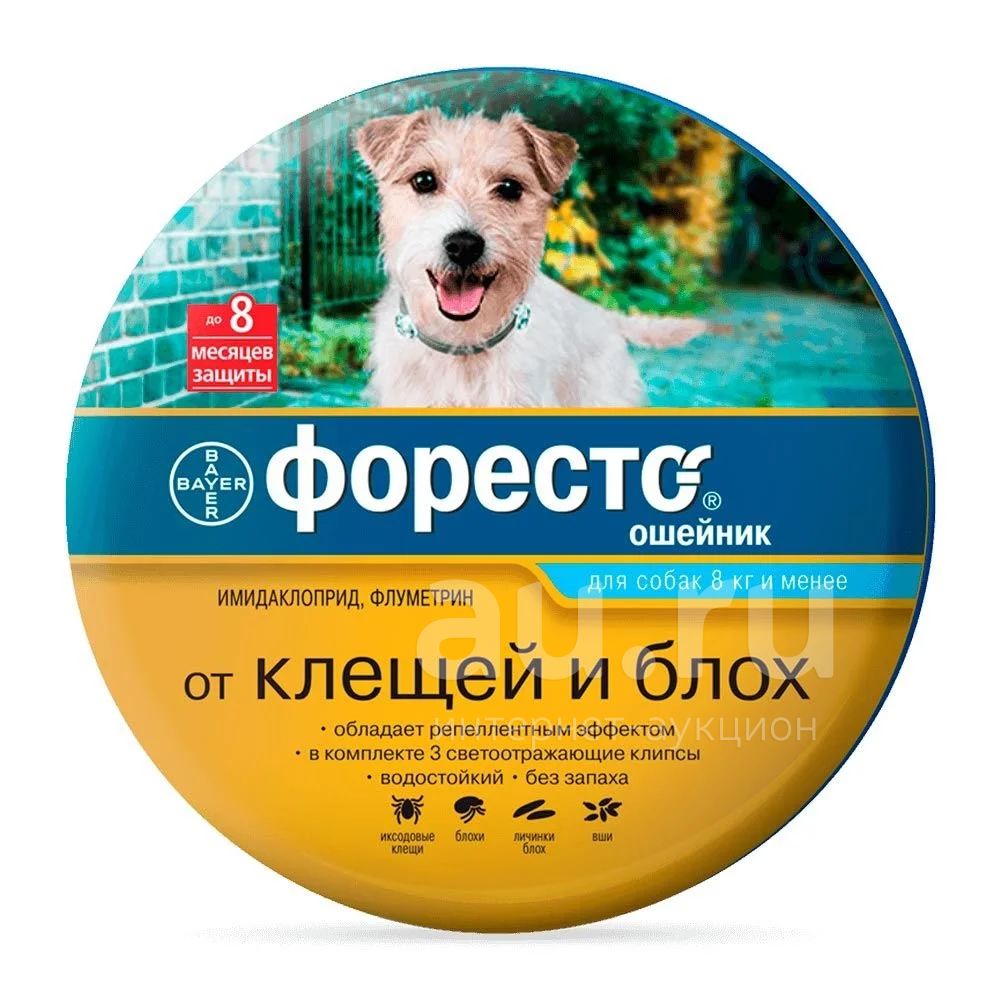 Форесто (Foresto) ошейник инсектоакарицидный для собак менее 8 кг ...
