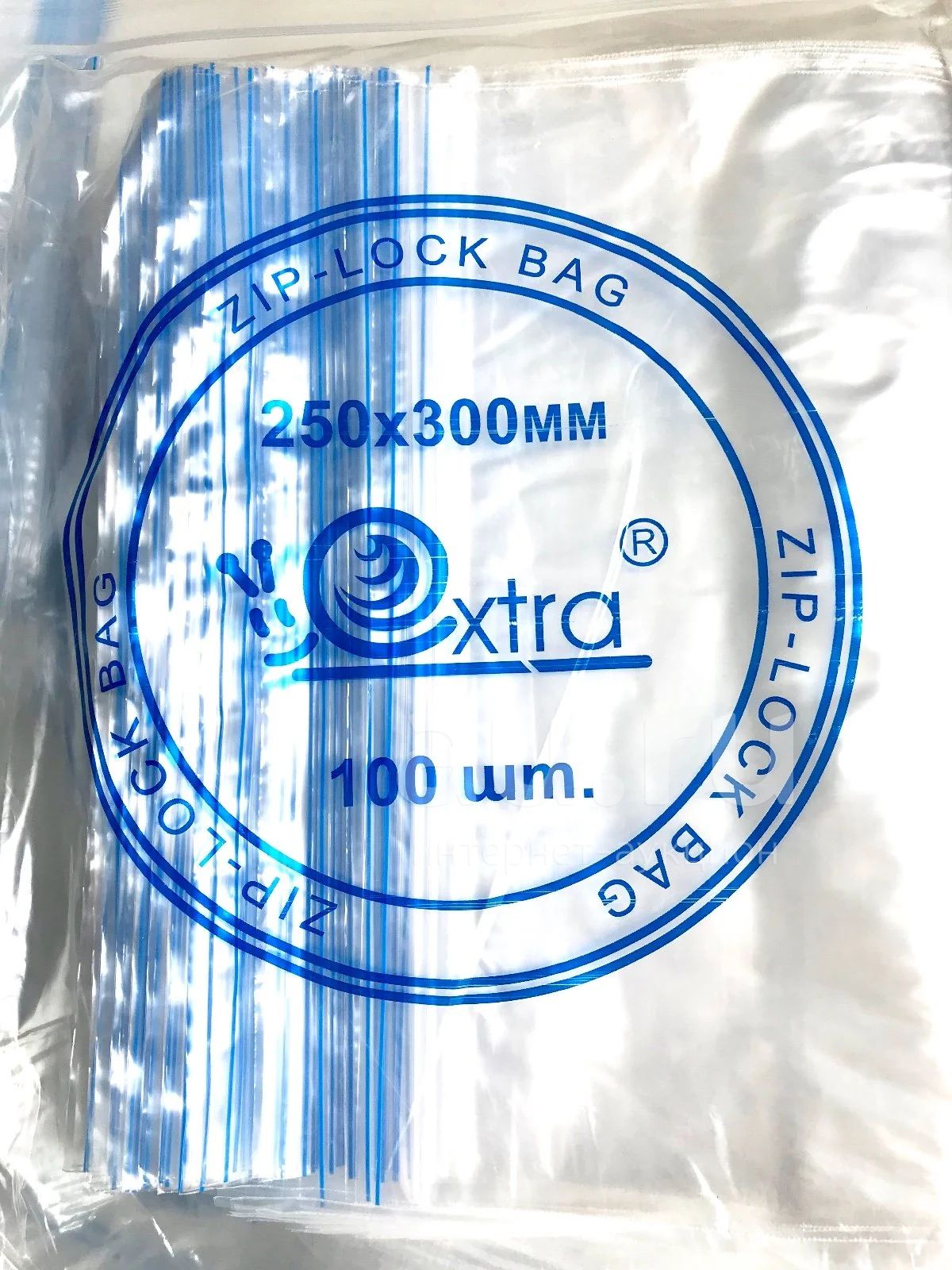 ⬜Пакеты Zip-Lock 25 х 30 см 100 штук в упаковке / большие ...