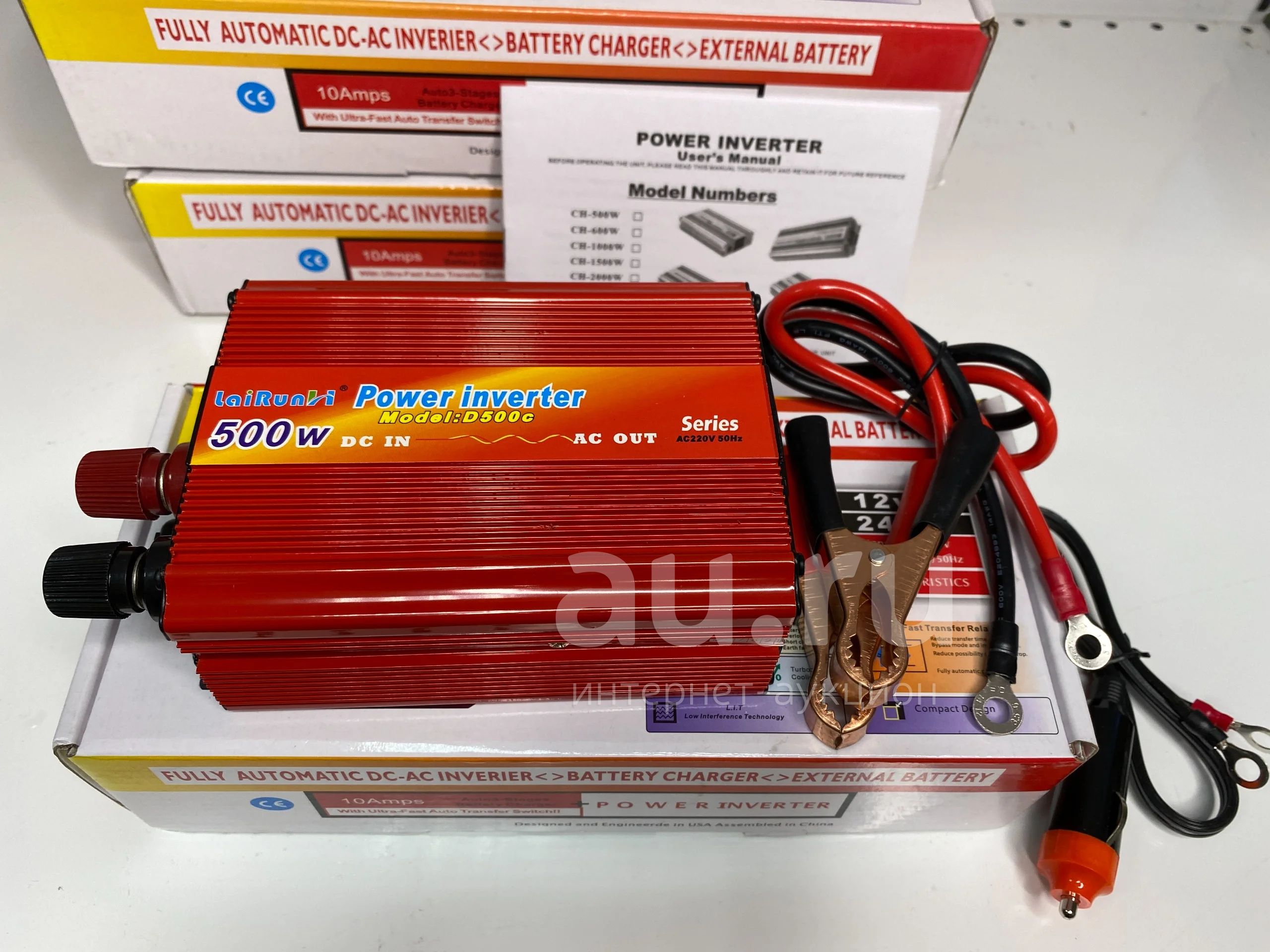 Автомобильный инвертор 12-220V 500W — купить в Красноярске. Состояние ...