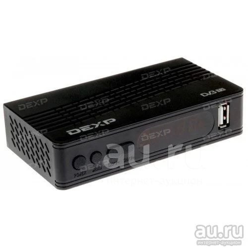Приставка для цифрового ТВ DEXP HD 1812P черный Официальная гарантия! бесплатная доставка ...