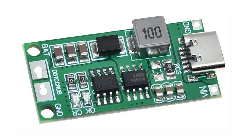 Плата заряда аккумулятора 2S от телефоного зарядного type-c 3-6v в 8,4v ...