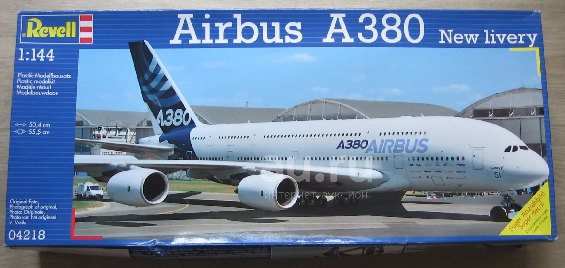 Сборная модель Revell Airbus A 380 Design New livery First Flight ...
