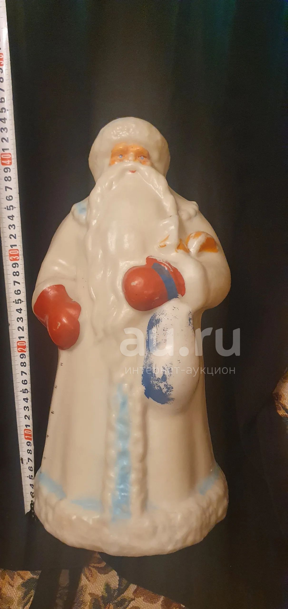 Дед Мороз, большой 45см, пластмасса, СССР — купить в Красноярске ...