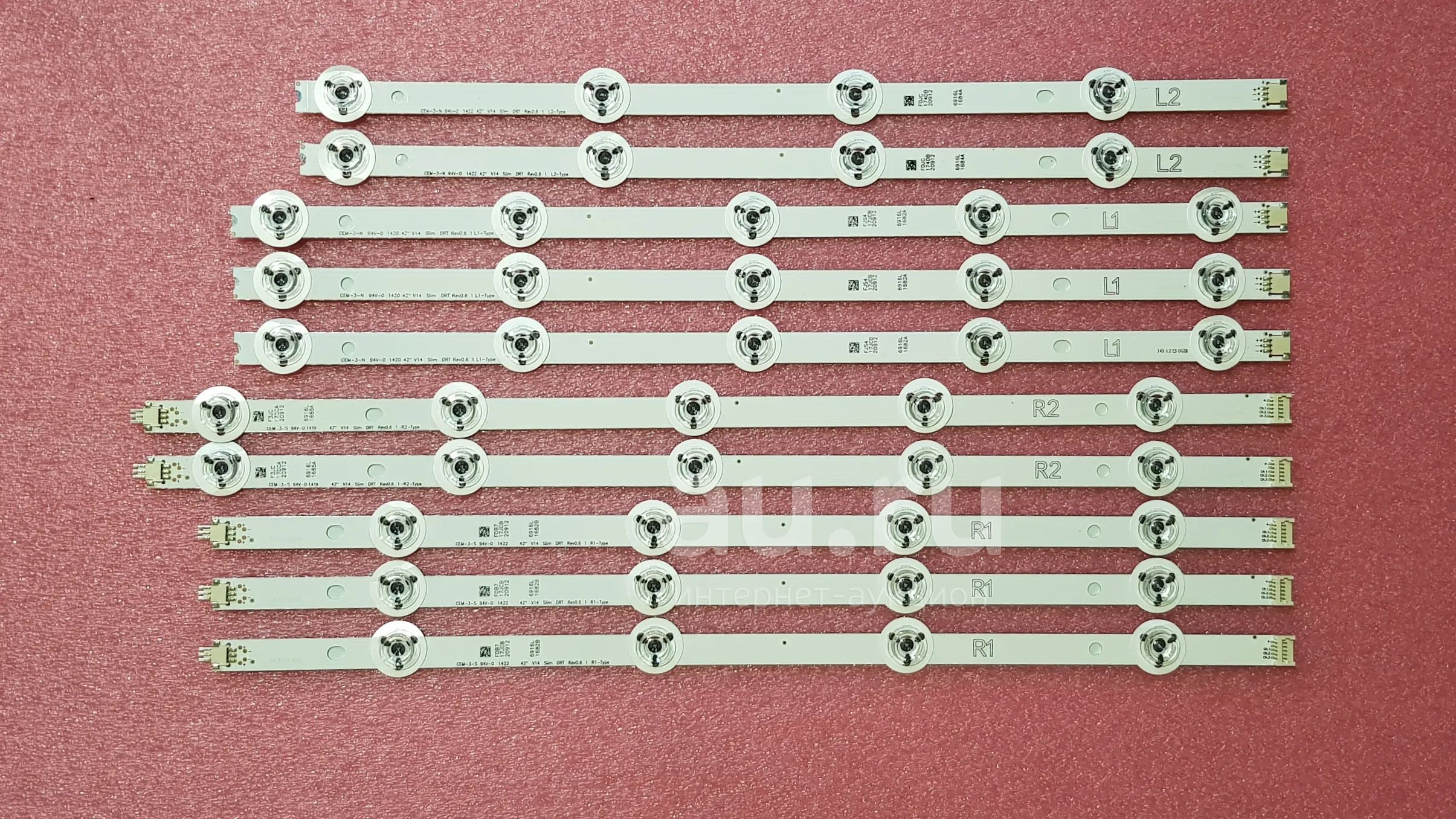 361 p-3 LED String Новый комплект 10 шт светодиодная подсветка для ...