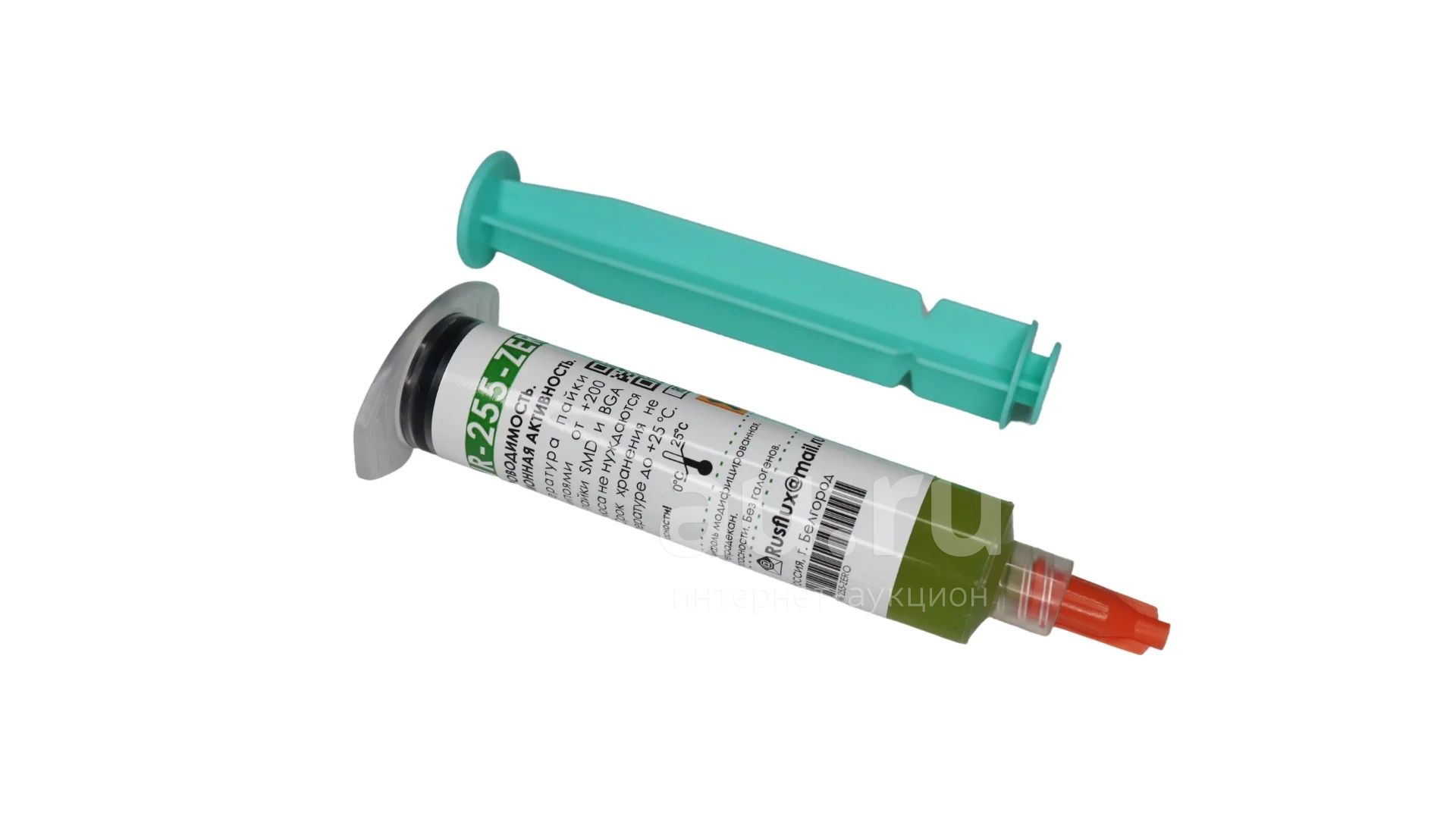 Флюс гель Rusflux NR-255-ZERO, R0L0, 5мл, шприц LUER lock — купить в ...