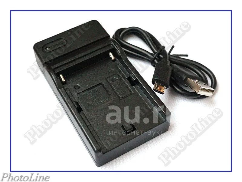 Зарядное устройство USB для аккумуляторов Sony серии F: NP-F550, NP ...