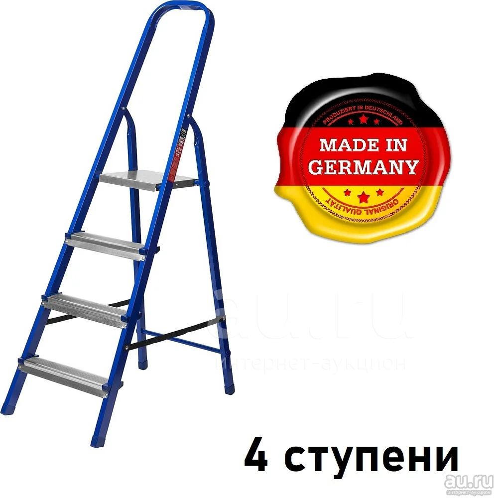 Лестница-стремянка стальная MIRAX, 4 ступени, 80 см / 38800-04 ...