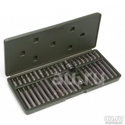 Набор вставок 38 Torx+Spline+шестигранники 40предм.(L=30и75мм с ...