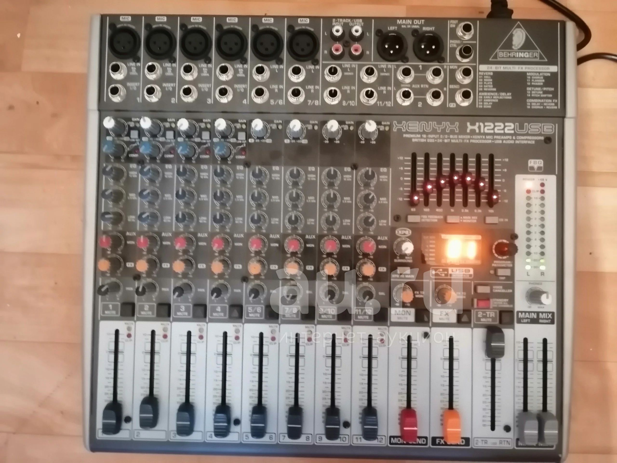 Микшерный пульт Behringer Xenyx X1222USB — купить в Красноярске ...