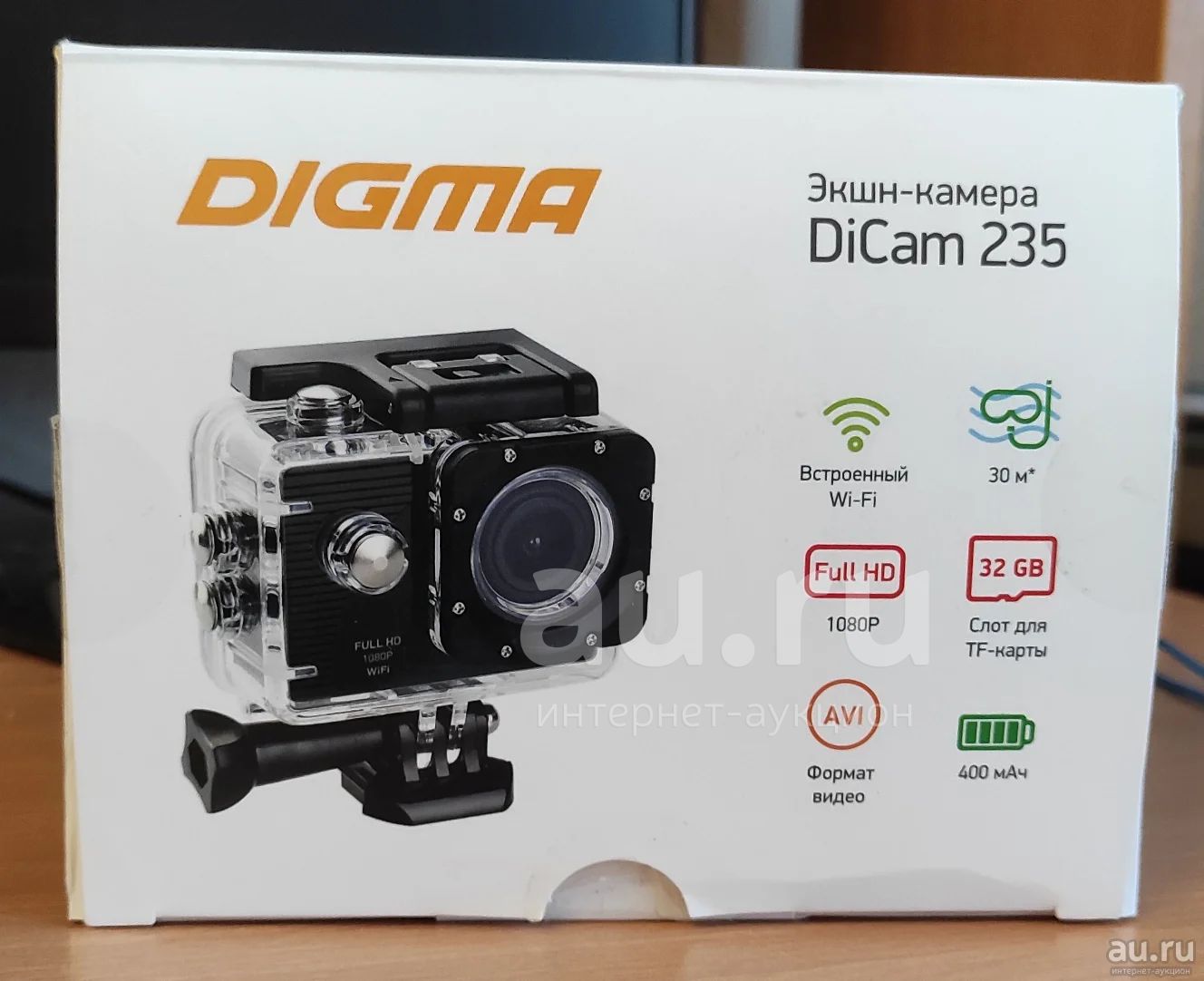 Экшен камера Digma DiCam 235 черная — купить в Красноярске. Состояние ...