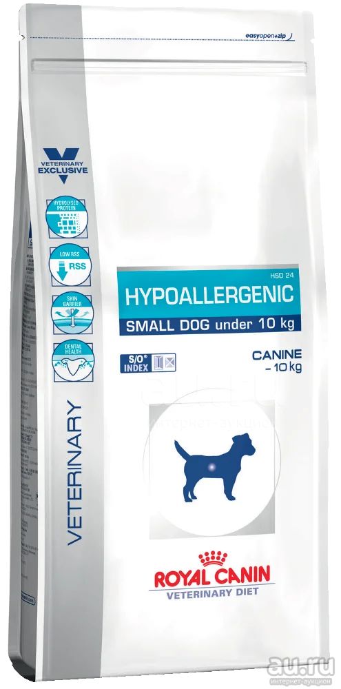 Роял Канин Гипоаллердженик Смол Дог ХСД 24 (Royal Canin Hypoallergenic ...