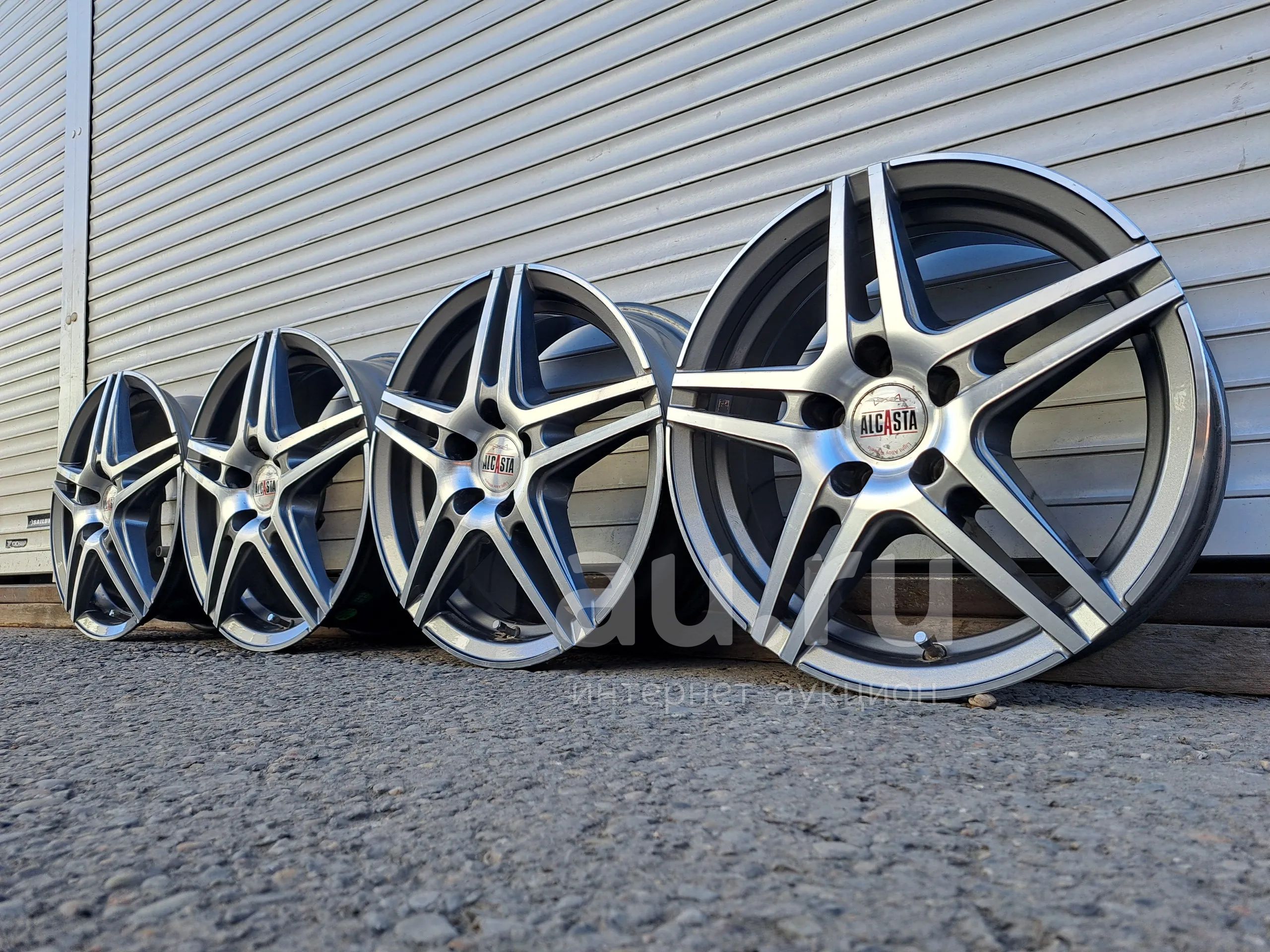 Комплект Оригинальных Литых дисков Alcasta GTR Style Wheels 5х100 R-15 ...
