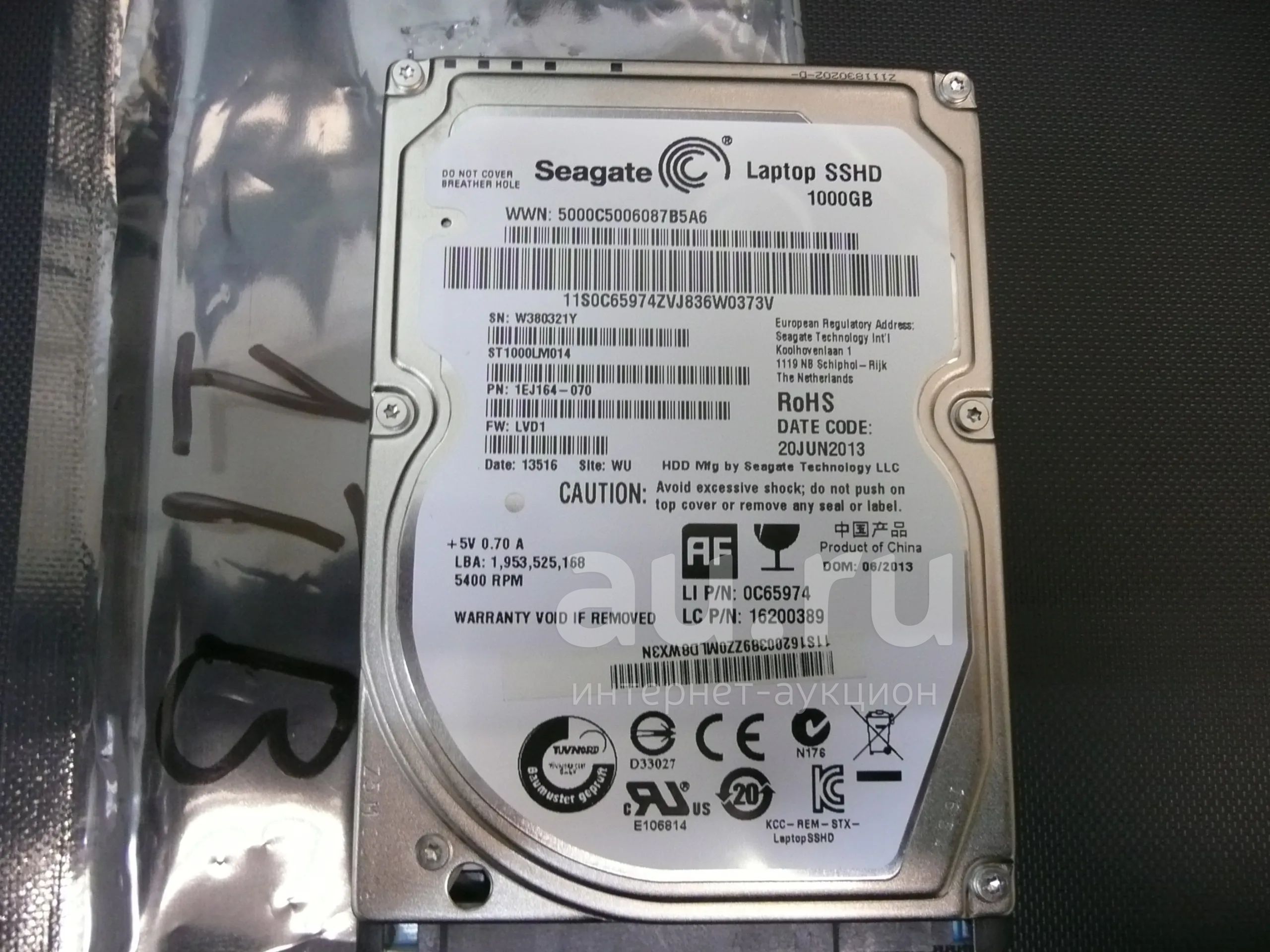 HDD Seagate Laptop SSHD 1000Gb — купить в Красноярске. Состояние: Б/у ...