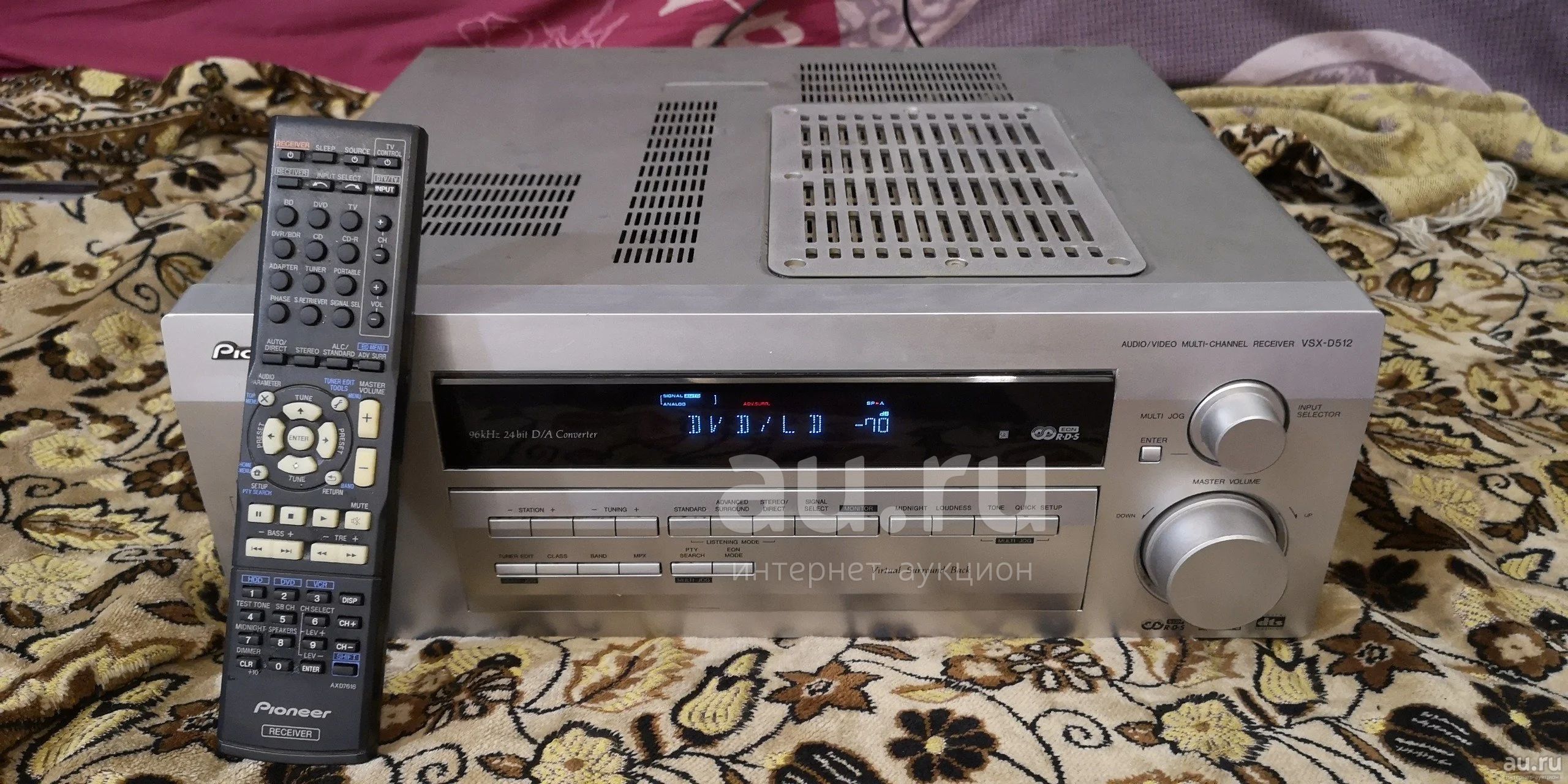 Ресивер Pioneer vsx D512-S — купить в Красноярске. Состояние: Б/у ...