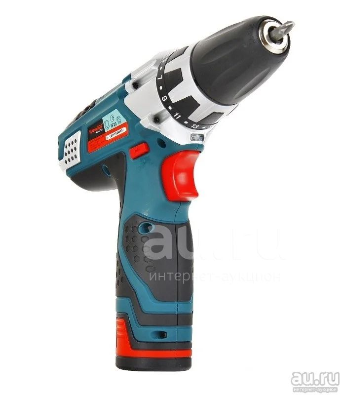 Аккум.дрель Hammer Premium, 12В 1x1.3Ач LiION 10мм 0-350/0-1050об/мин ...