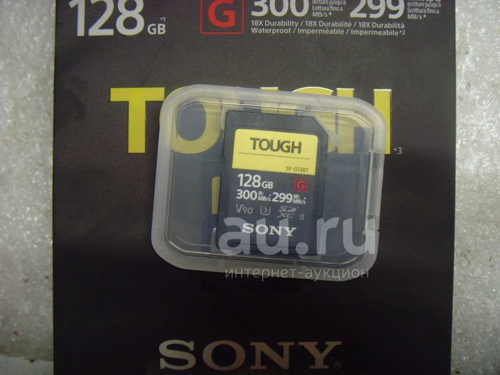 Sony Карта памяти Tough 128 ГБ SF-G128T — купить в Красноярске ...