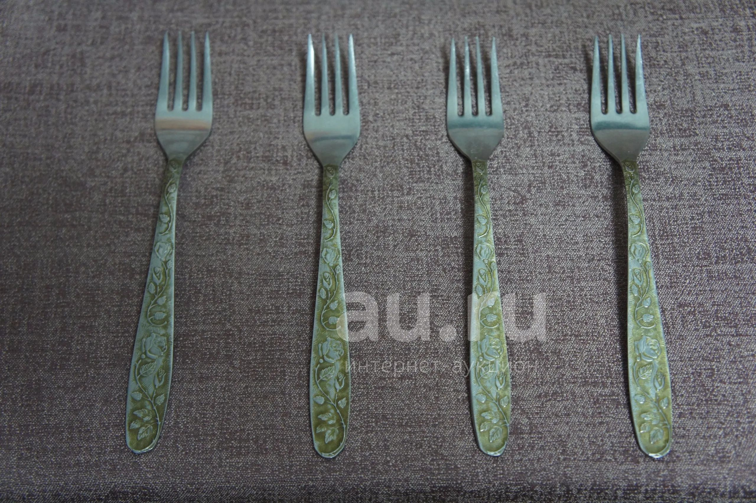 Вилки десерт. ( нерж.) ссср. - 4шт. — купить в Красноярске. Состояние ...