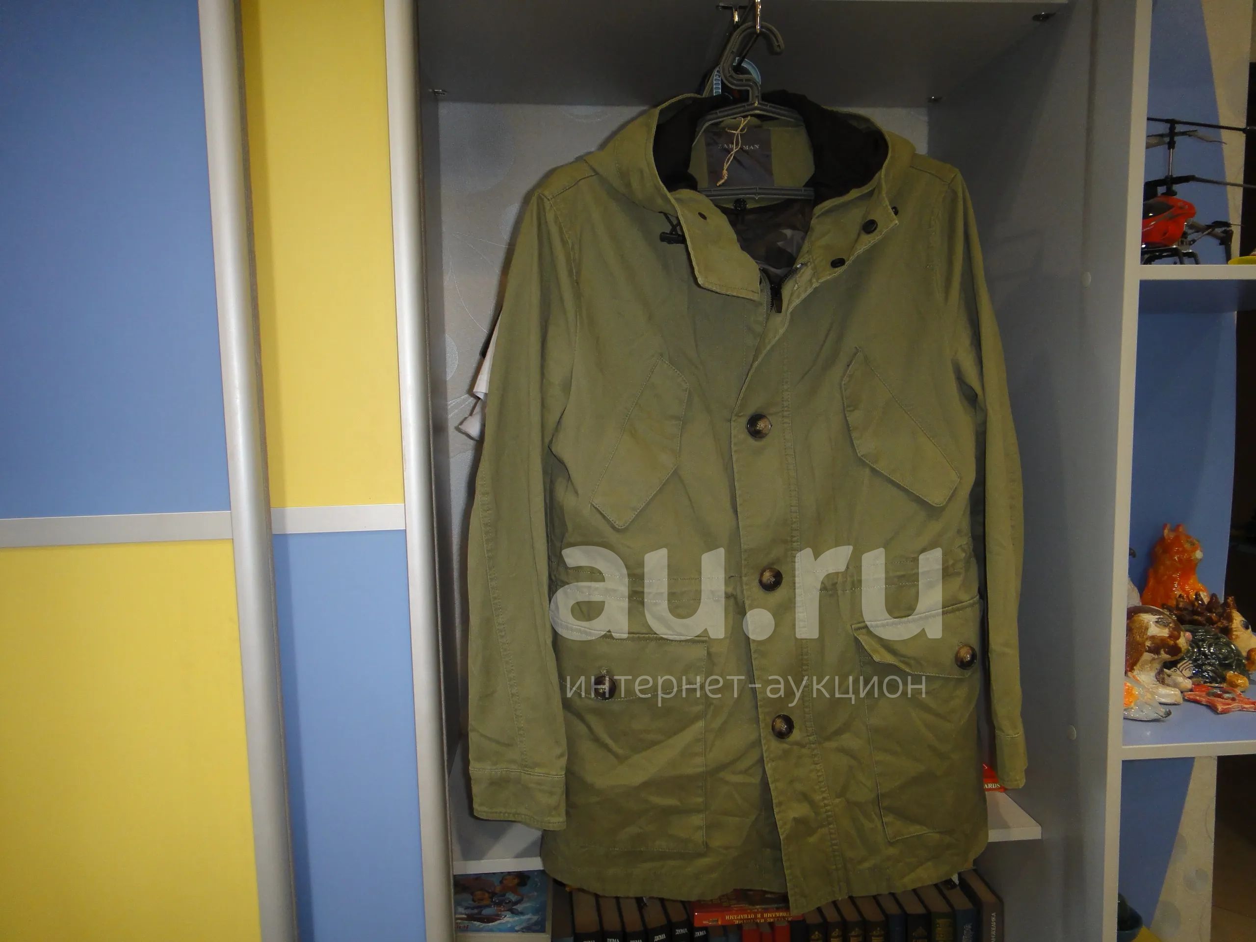 Стильная мужская куртка-парка Zara Man оригинал из Germany состояние ...