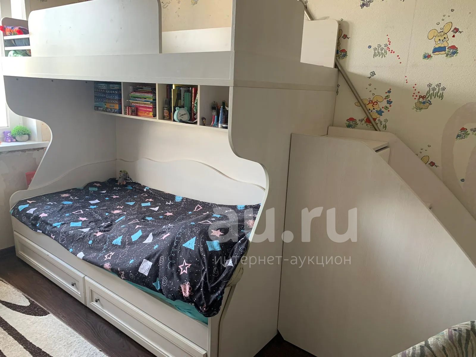 Кровать двухярусная — купить в Красноярске. Состояние: Б/у. Детские ...