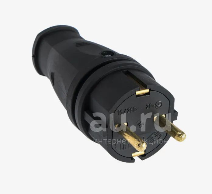 Под заказ 1-4 дня Вилка переносная В16-001, 16 А, 250 В, IP44, с з/к ...