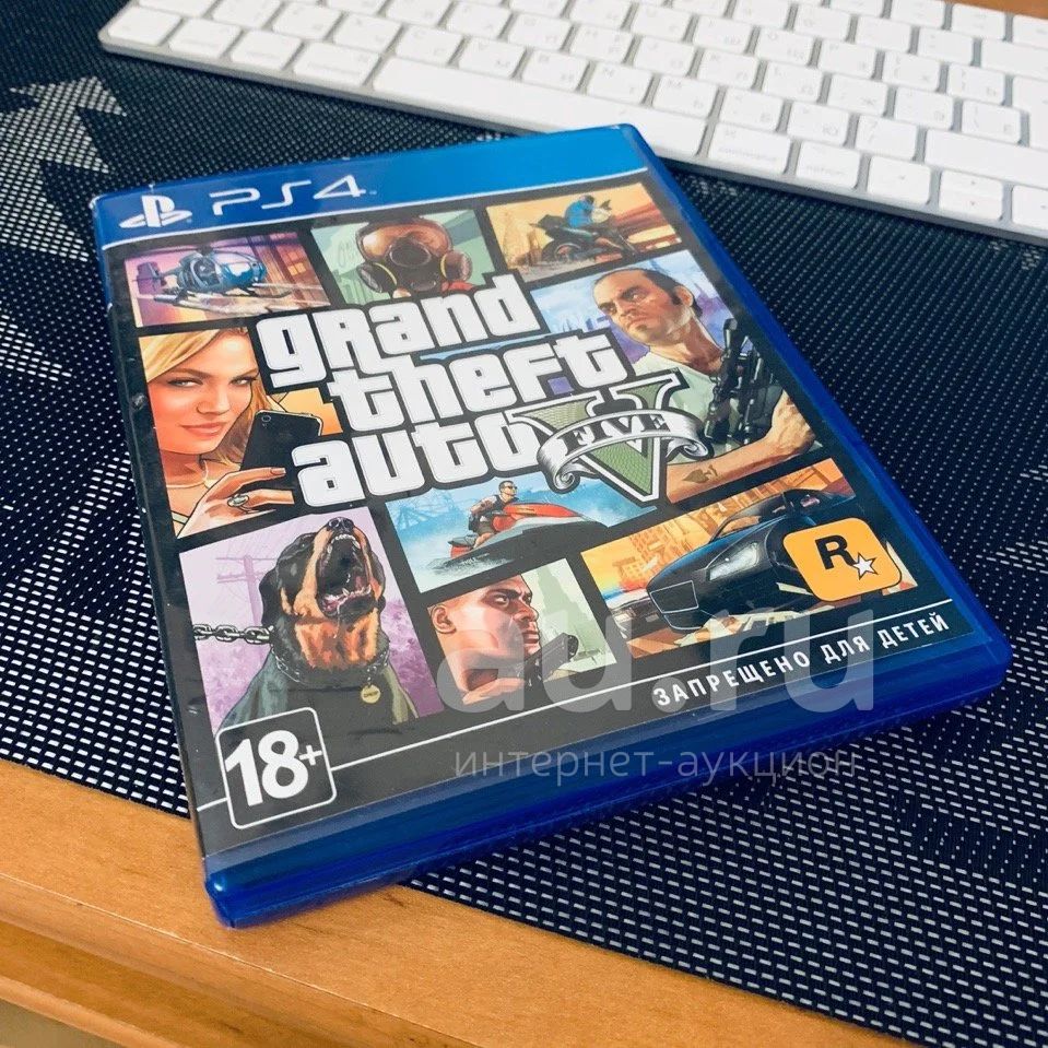 GTA 5 (Grand Theft Auto V,GTA V, ГТА 5) PS4 \ Лицензионный диск ...