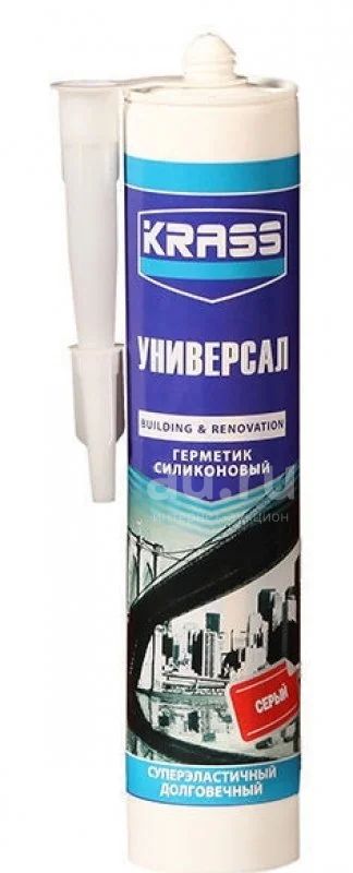 Герметик KRASS Ultraseal силиконовый универсальный белый 260мл Польша ...