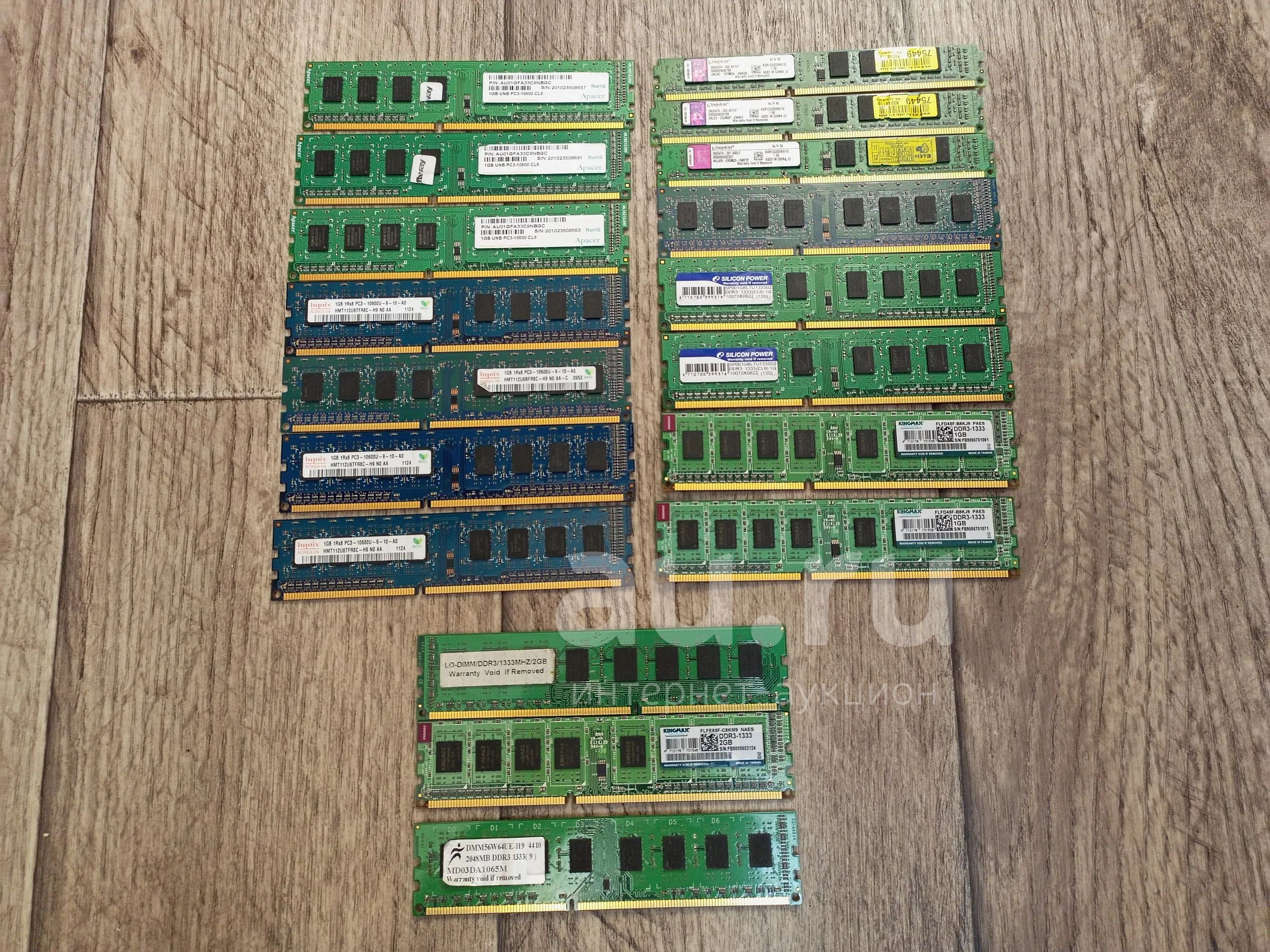 Оперативная память Ddr 3 ОДНИМ ЛОТОМ — купить в Красноярске Состояние