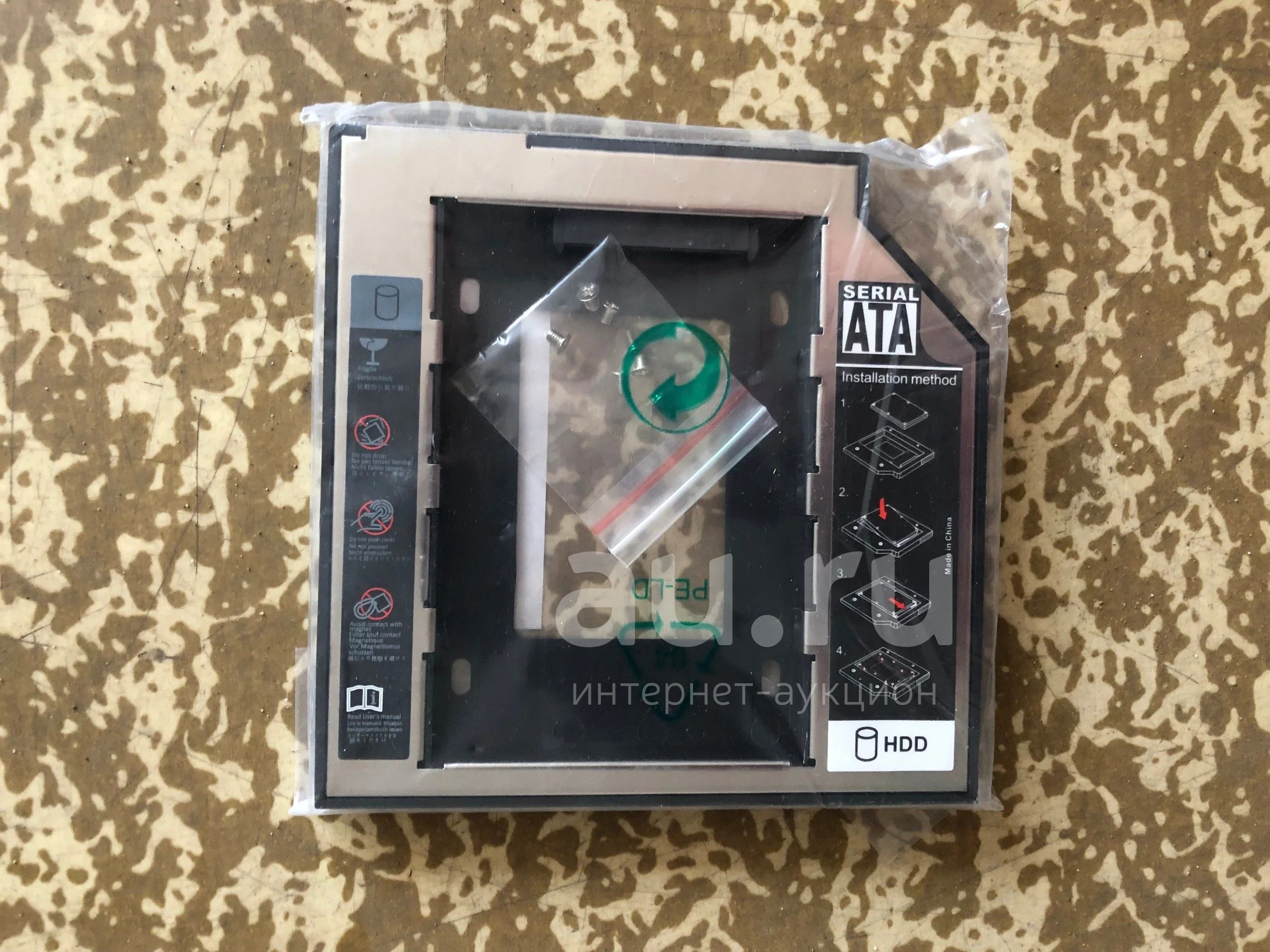 Адаптер салазка лоток для жесткого диска SSD ПК ноутбук Serial ATA ...