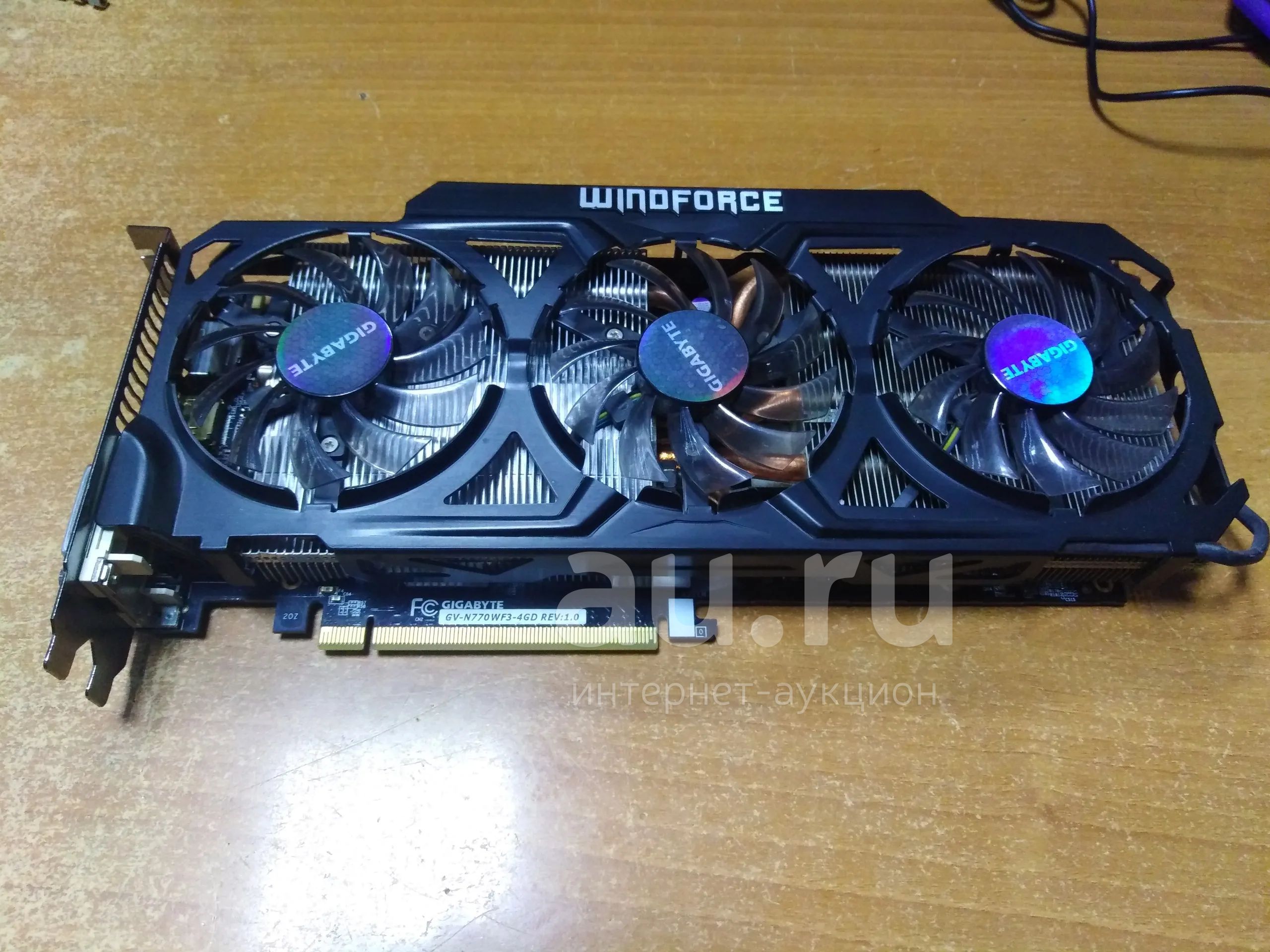 Видеокарта для компьютера Gigabyte GeForce GTX 770 N770 4GD5/OC 4096MB ...