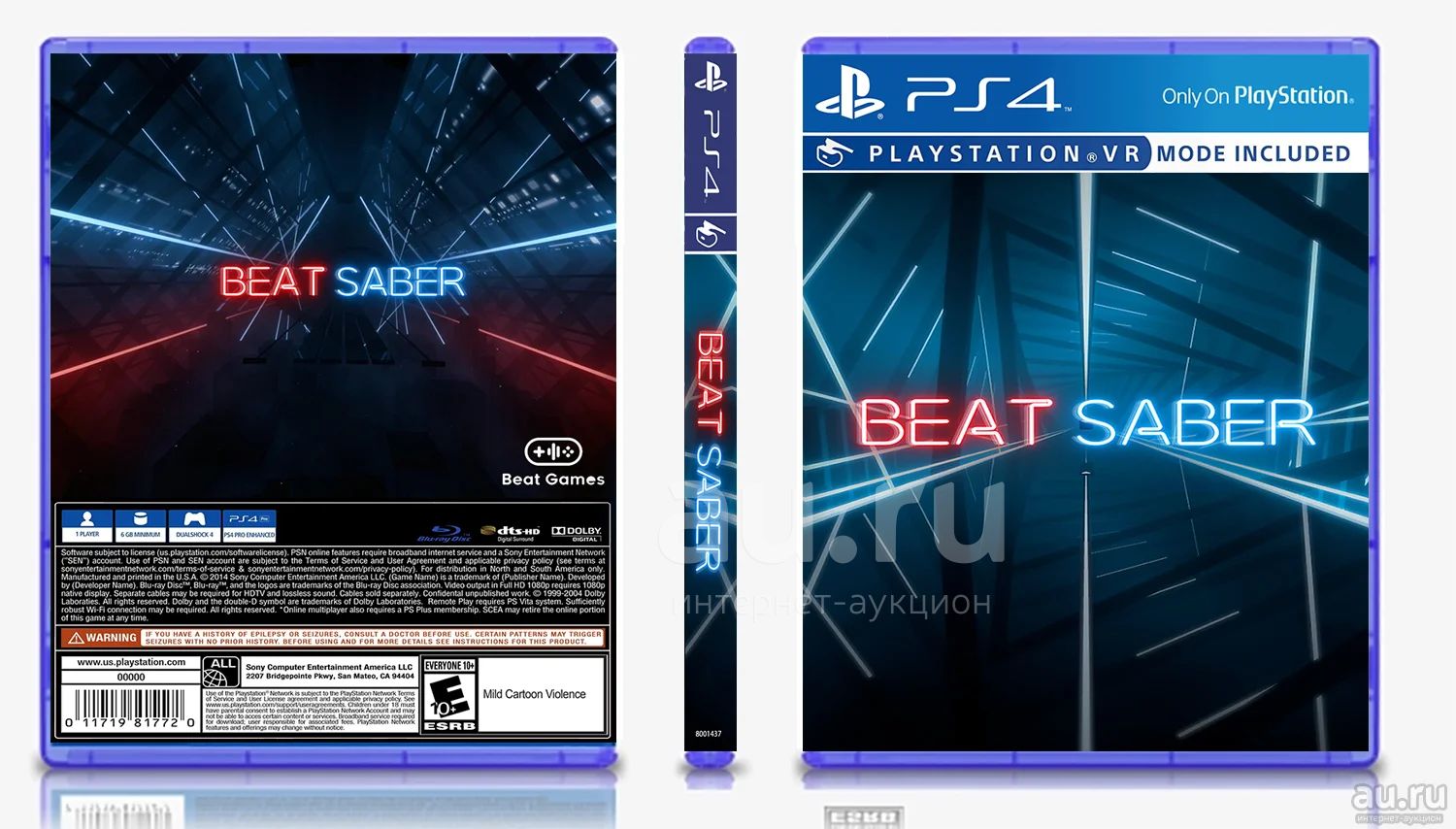 Beat Saber PS4 VR Au.ru