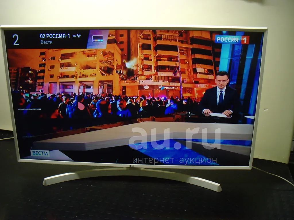 Телевизор LG 43UK6390PLG с дефектом — купить в Красноярске. Состояние ...