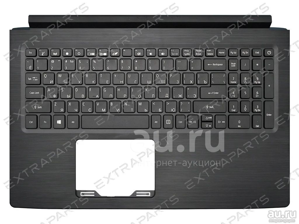 Клавиатура Acer Aspire A315-53G черная топ-панель — купить в ...