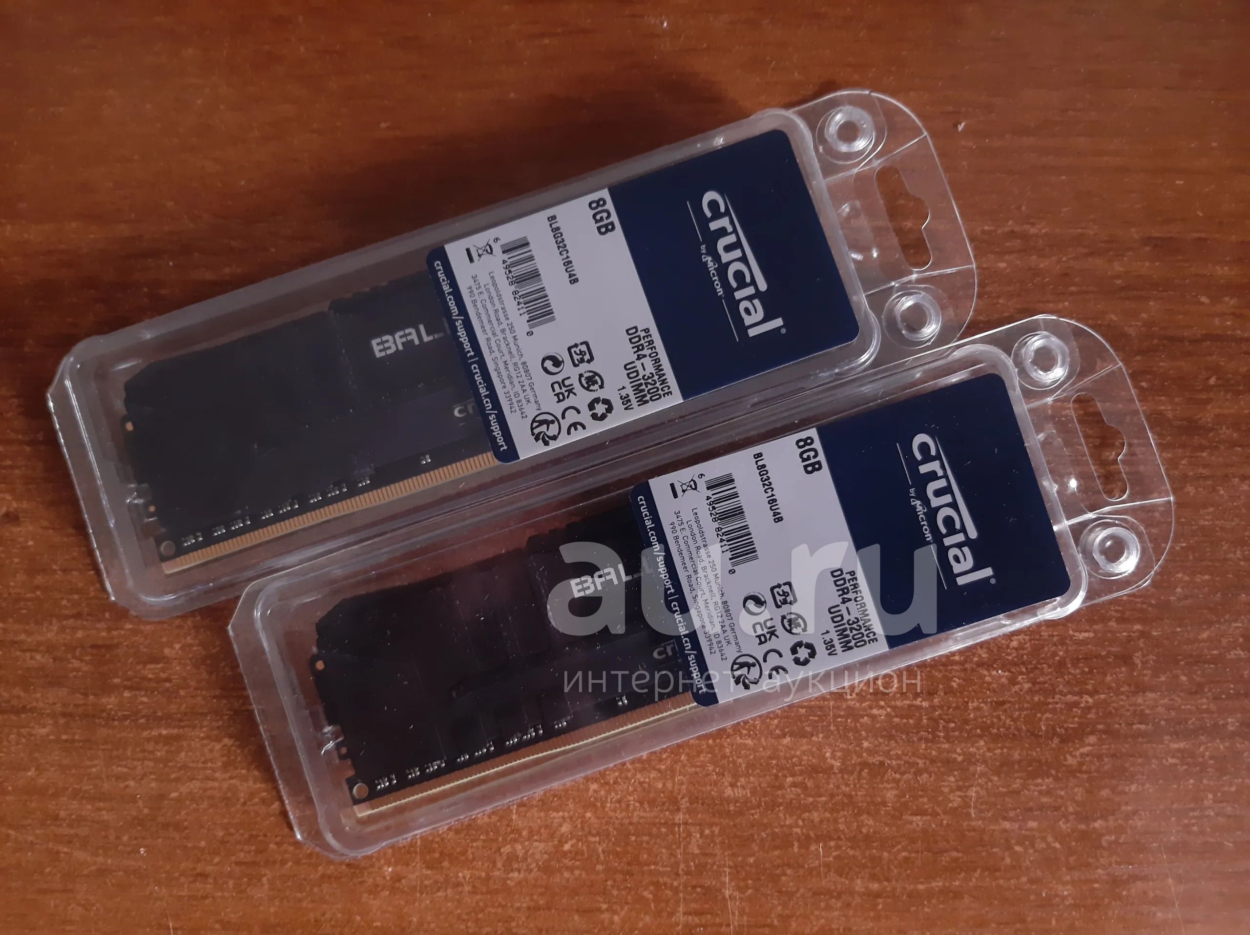 Оперативная память Ddr4 Crucial Ballistix 8gb — купить в Красноярске