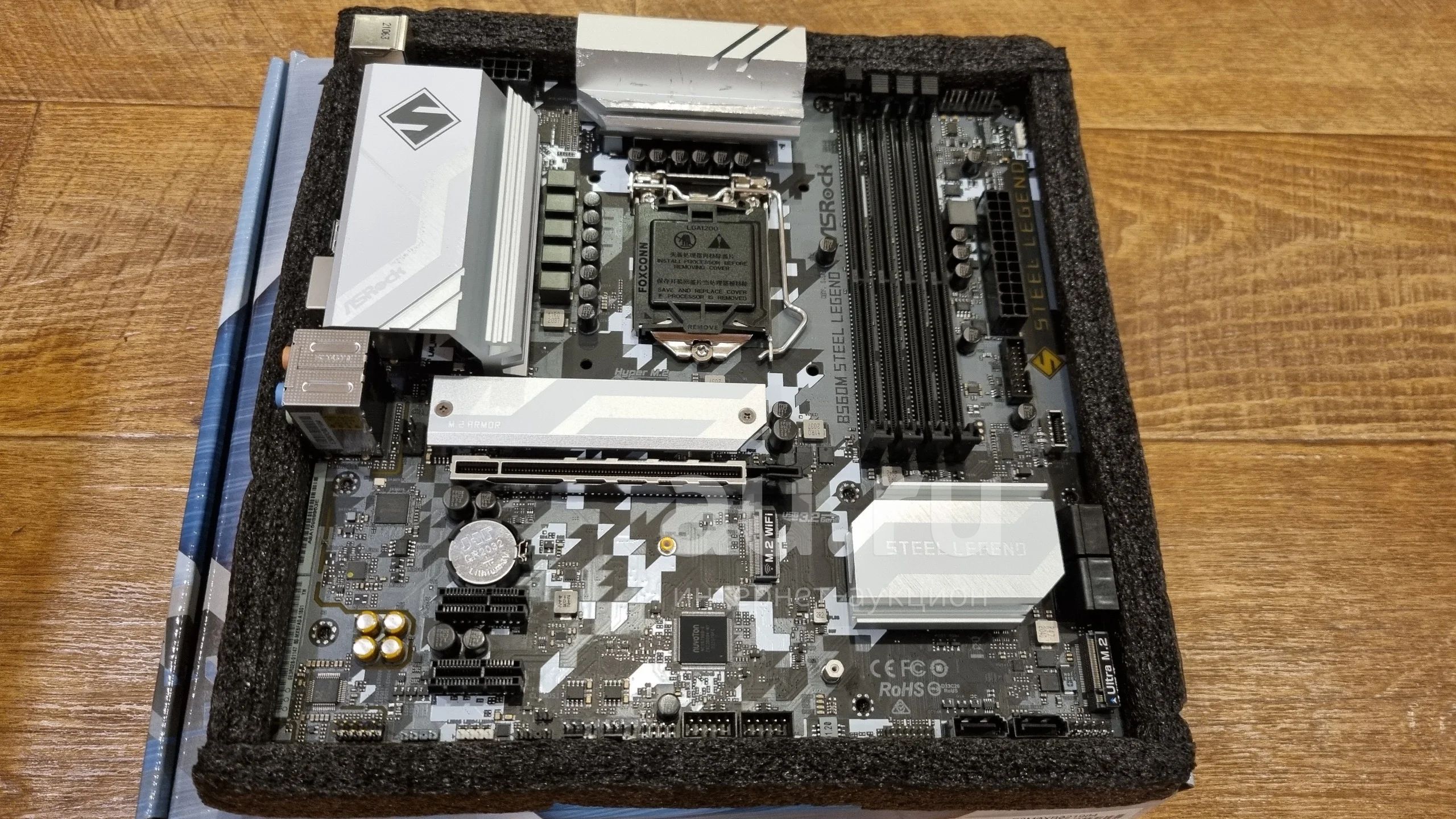 ASrock B560m Steel legend LGA 1200 — купить в Красноярске. Состояние: Б ...