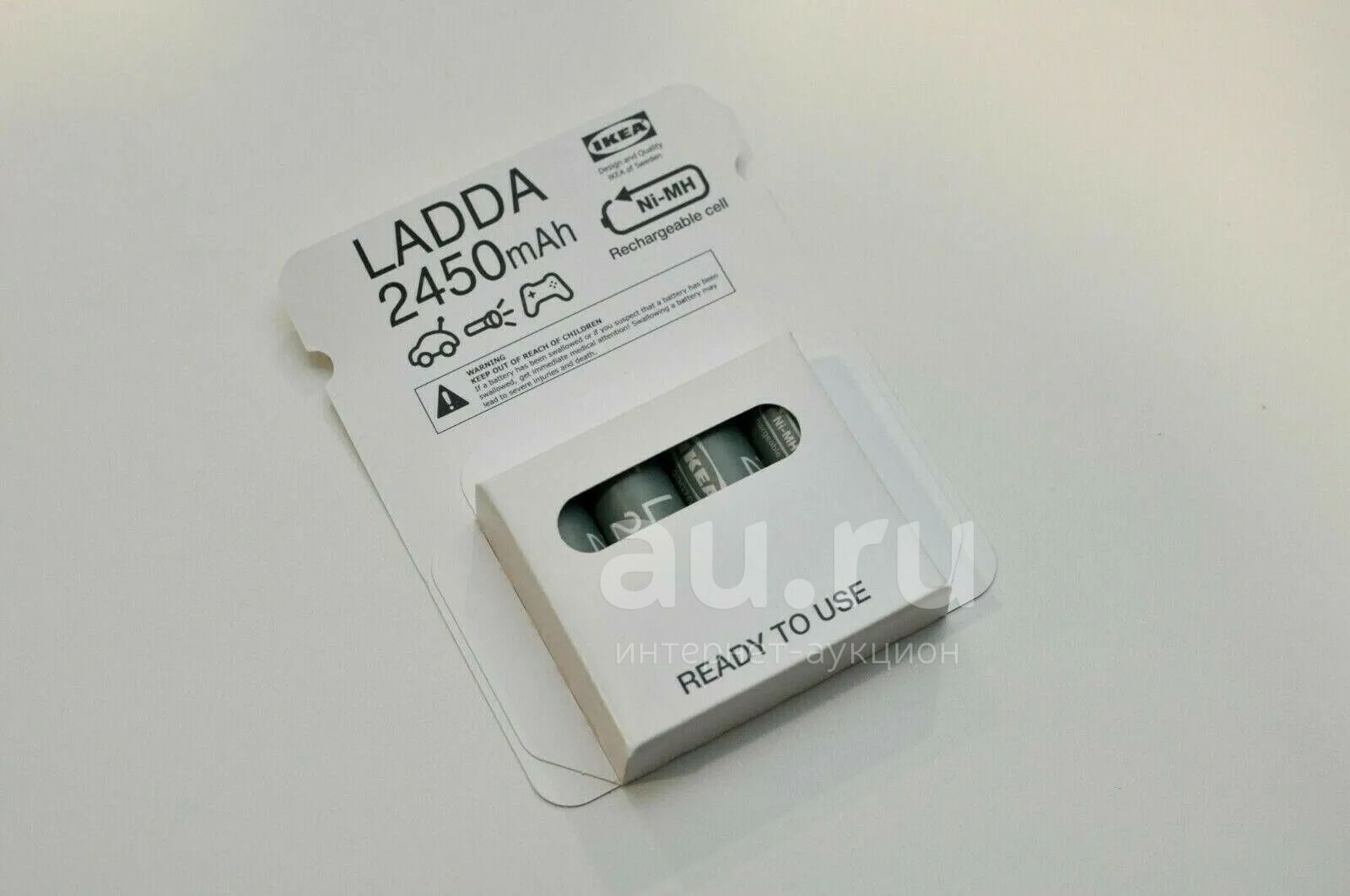 Аккумуляторы АА Ladda ikea 2450ma — купить в Красноярске. Состояние ...