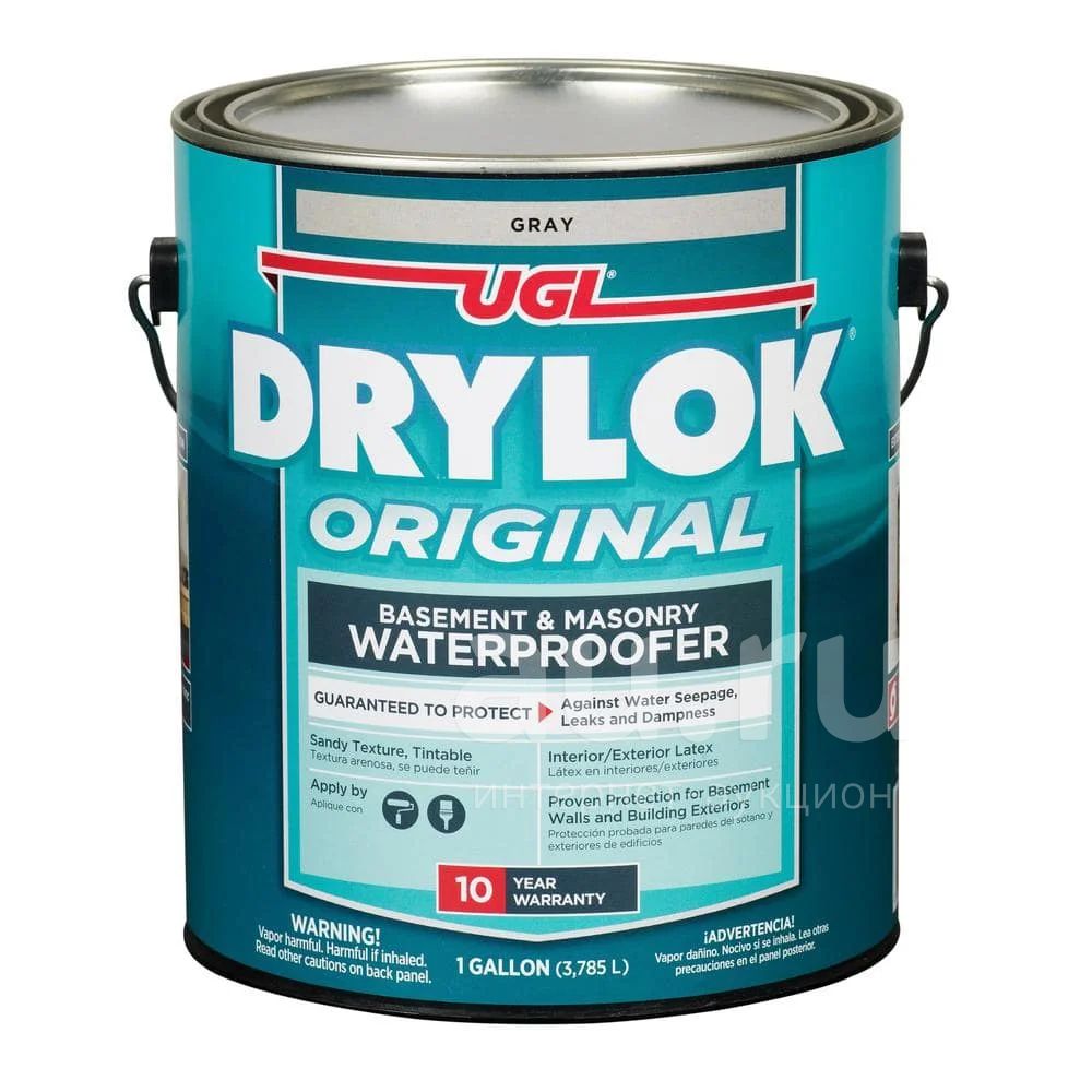 Latex Base Drylok Masonry Waterproofer. Гидроизоляционная краска по ...