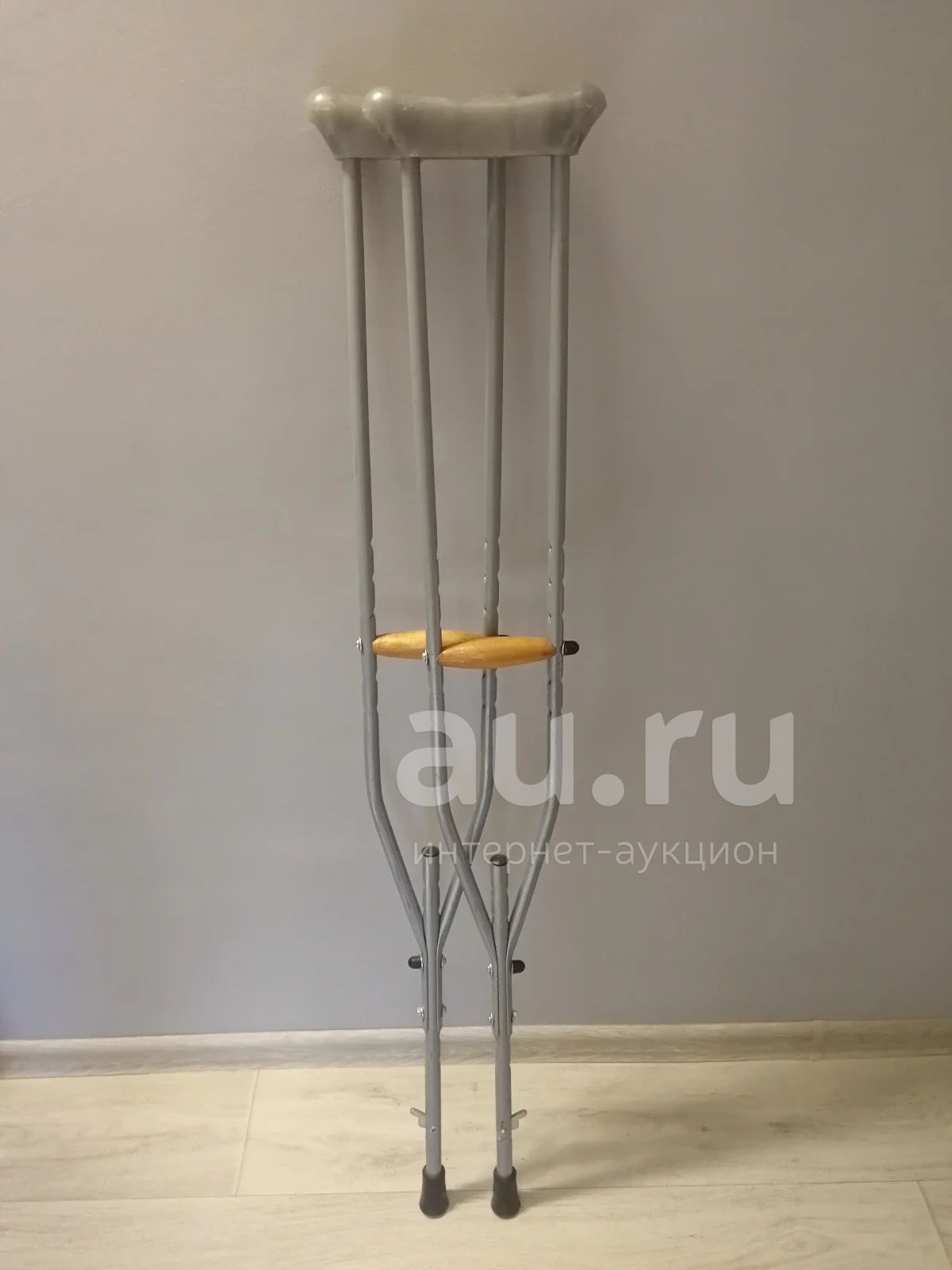 Костыли опорные металлические с устройством против скольжения — купить ...