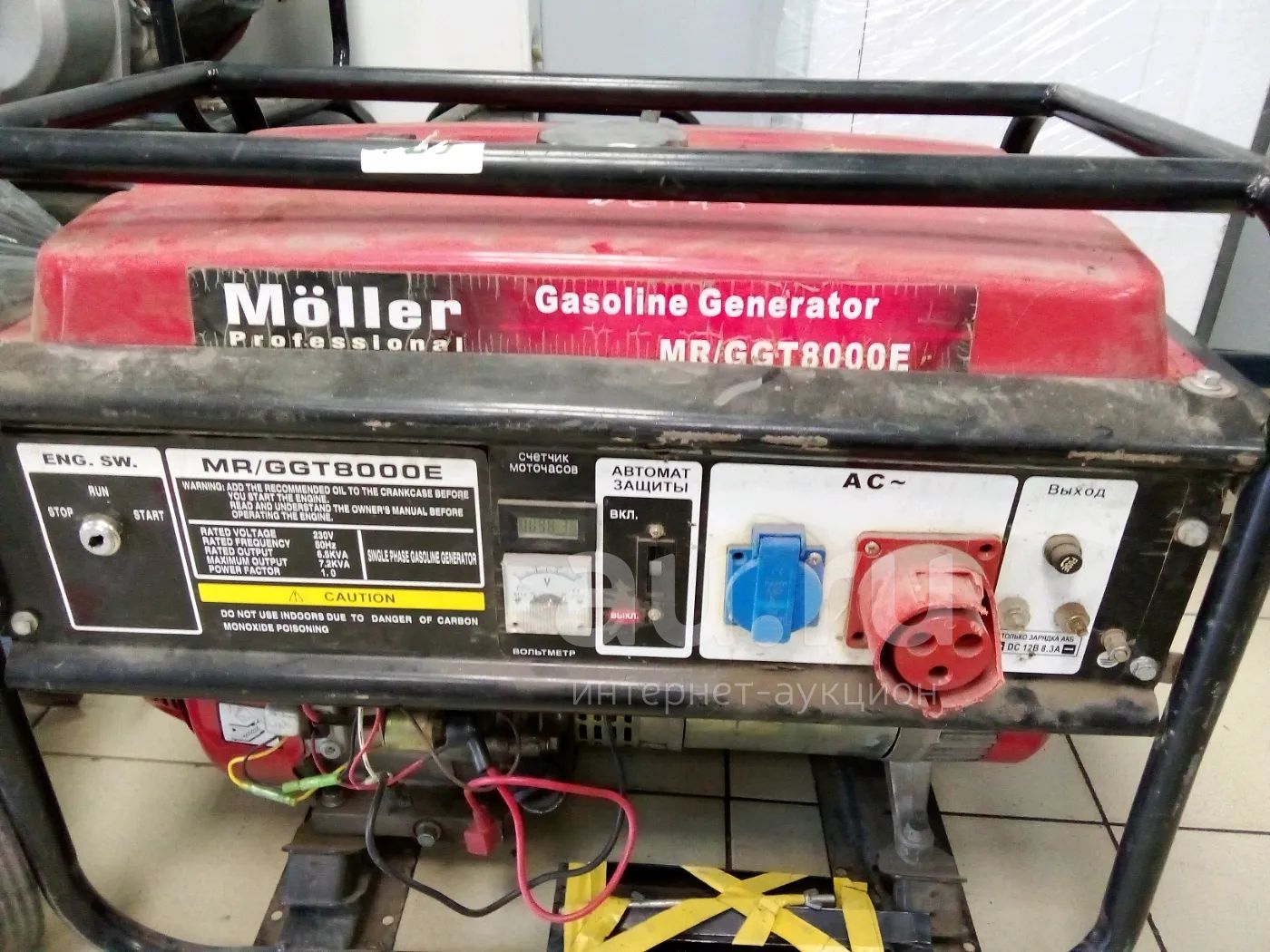 Бензиновый генератор (6.5 кВт) Moller MR/GGT 8000E(z) — купить в ...