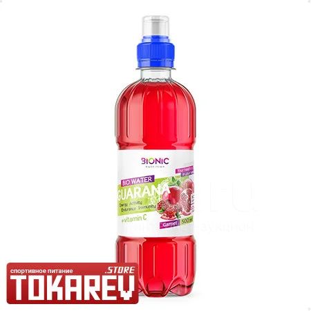 Напиток Bionic Bio Water Guarana + Vitamin C (гуарана, бионик, бодрость ...