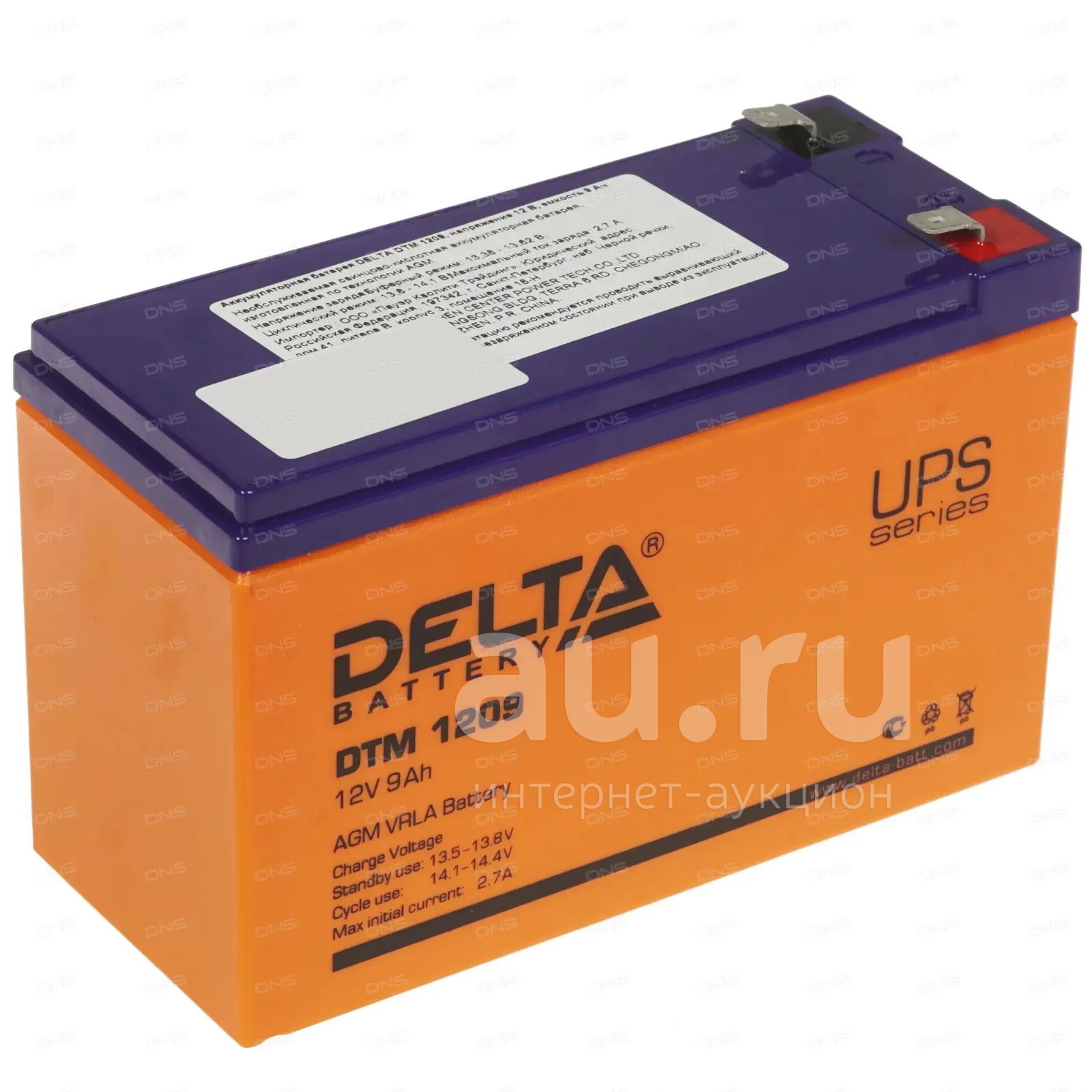 Аккумулятор для ИБП Delta DTM 1209 — купить в Красноярске. Состояние ...