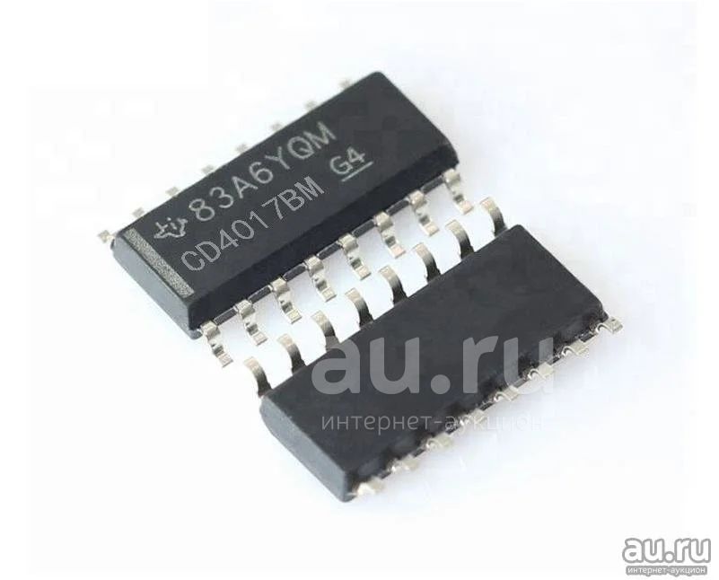 CD4017 ( CD4017BE ) аналог К561ИЕ8 smd(F4) — купить в Красноярске ...
