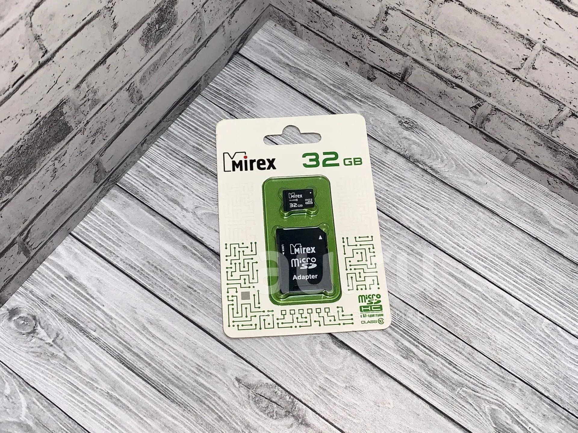 Карта памяти MicroSD 32GB Mirex Class 10 + SD адаптер — купить в ...