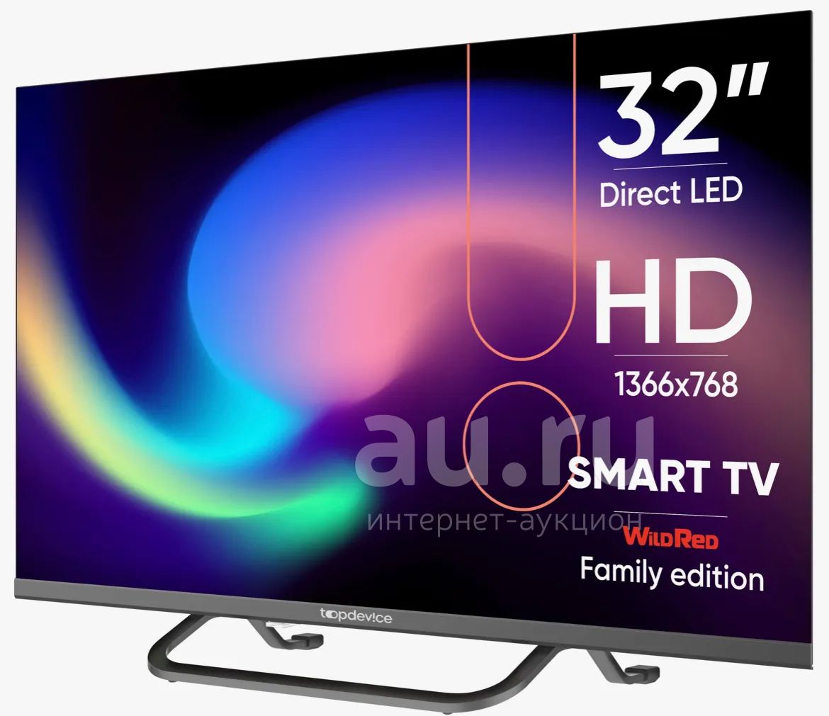 Телевизор Topdevice TV 32" Frameless , HD 720p, Smart TV — купить в ...